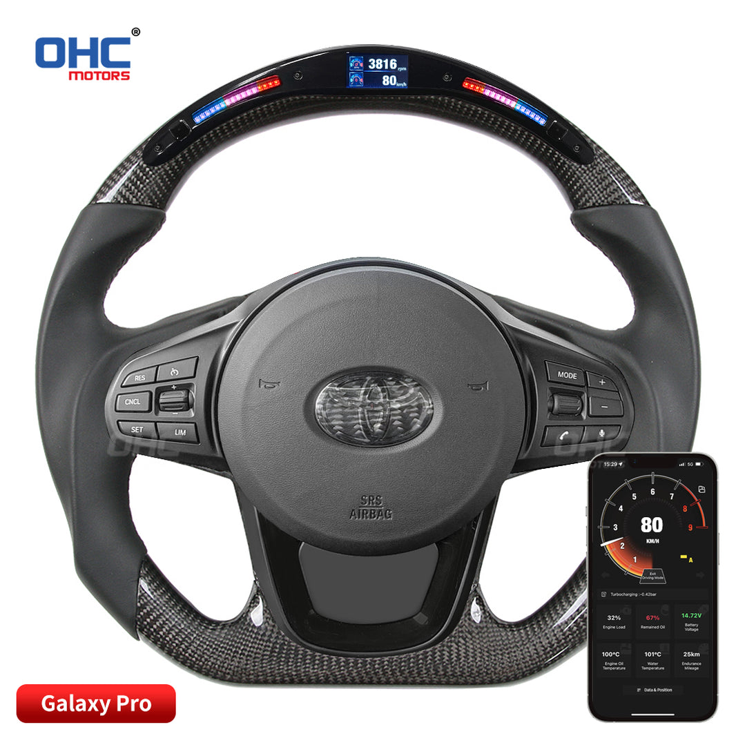 Toyota LED&Carbon Fiber Steering Wheel – OHC Motors