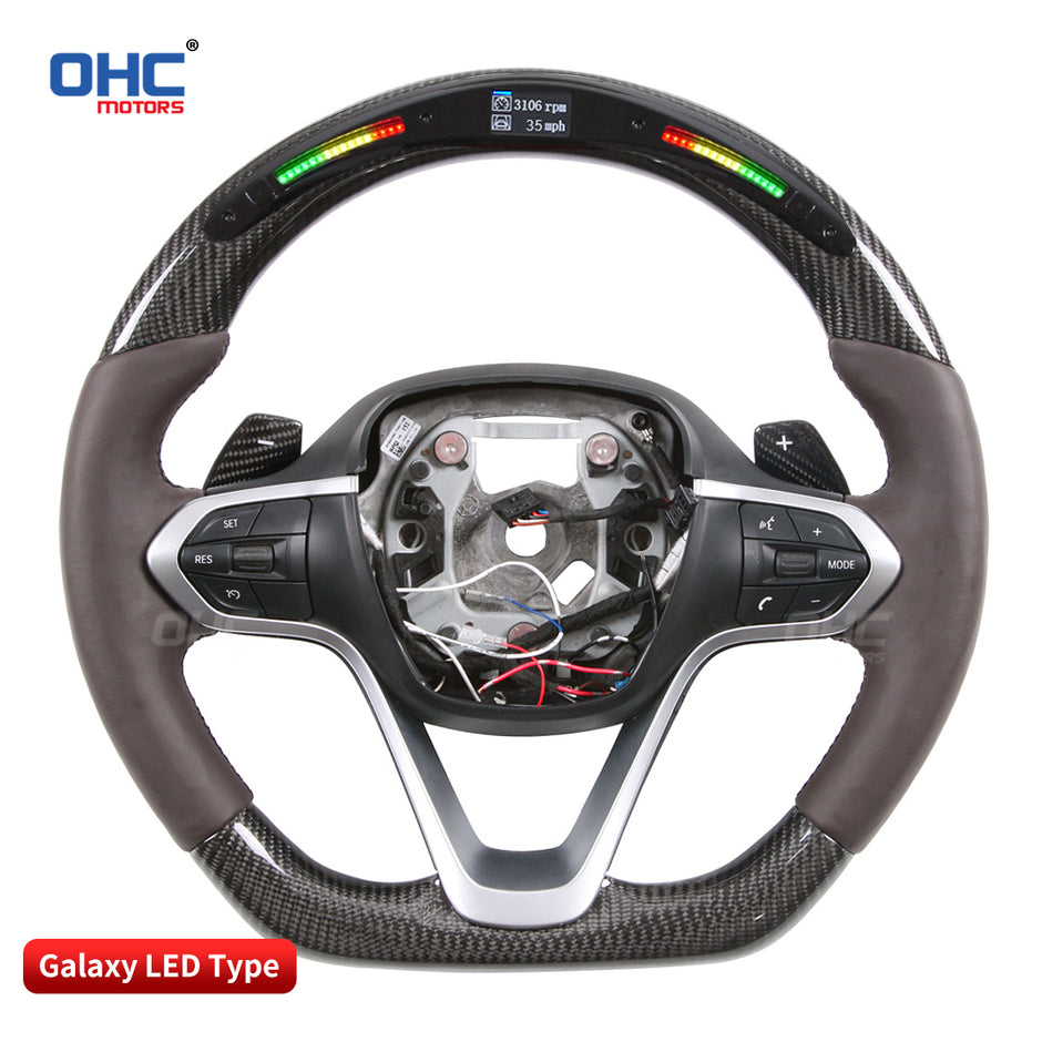 BMW LED&Carbon Fiber Steering Wheel – OHC Motors